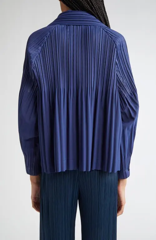 Issey Miyake Smooth Pleated Shirt-jacket
