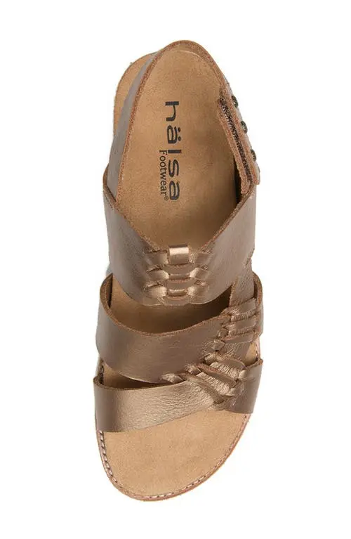 HALSA FOOTWEAR Bella Slingback Sandal - Bronze