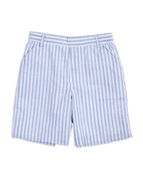 FLORENCE EISEMAN Stripe Linen Look Short