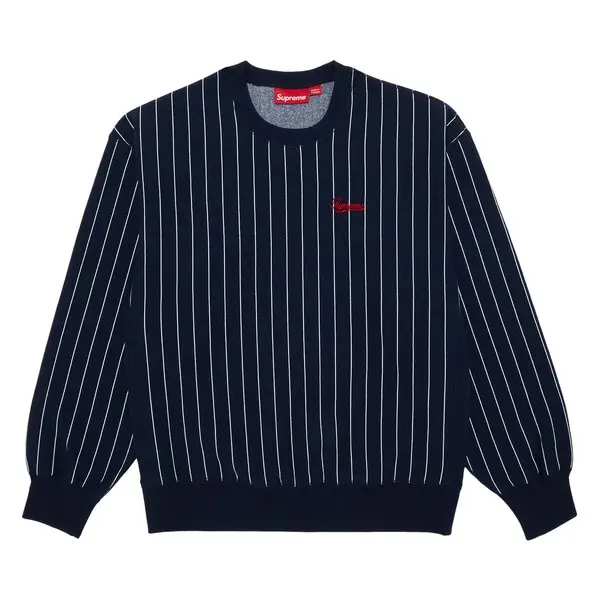 Supreme Pinstripe Crewneck
