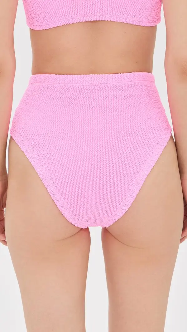 Hunza G High Waisted Bikini Bottom - Bubblegum