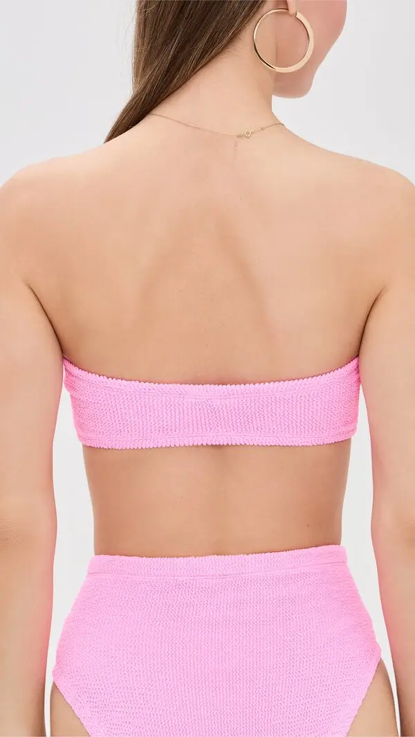 Hunza G Jean Bikini Top - Bubblegum