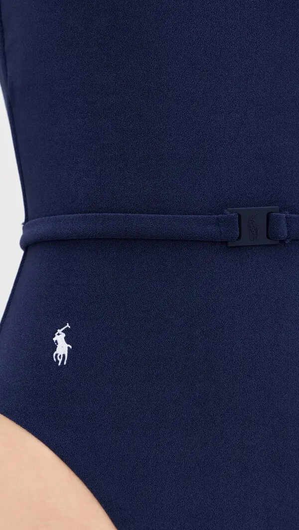 Polo Ralph Lauren Belted Kennedy One Piece - Navy