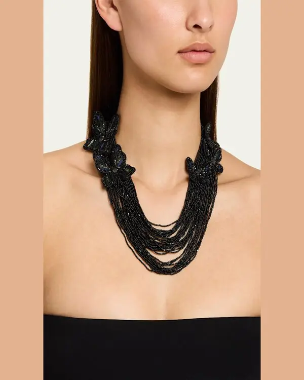 Deepa Gurnani Atlas Beaded Necklace