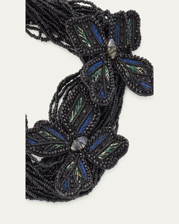 Deepa Gurnani Atlas Beaded Necklace