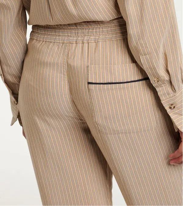 Victoria Beckham Striped Pajama Pants