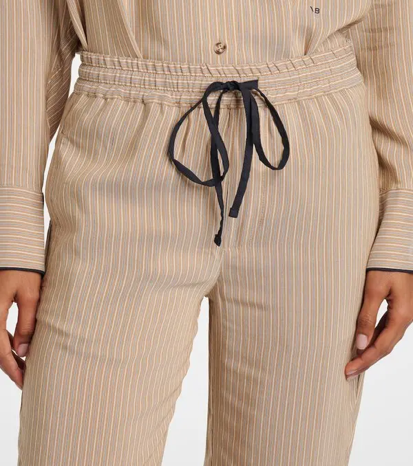 Victoria Beckham Striped Pajama Pants