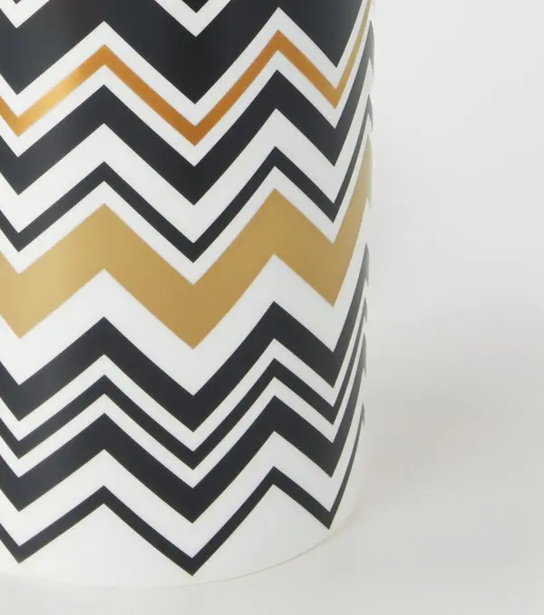 Missoni Zigzag Gold Tall Vase
