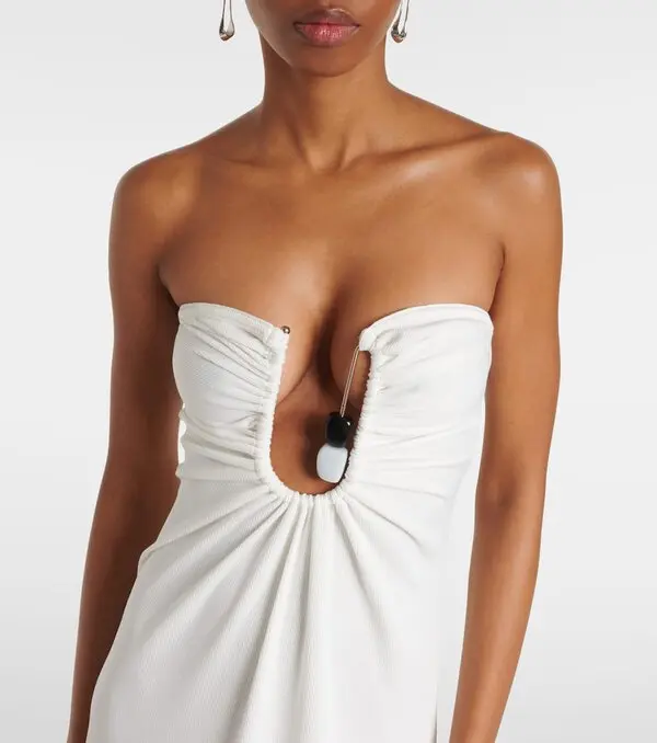 Christopher Esber Helix Gathered Maxi Dress