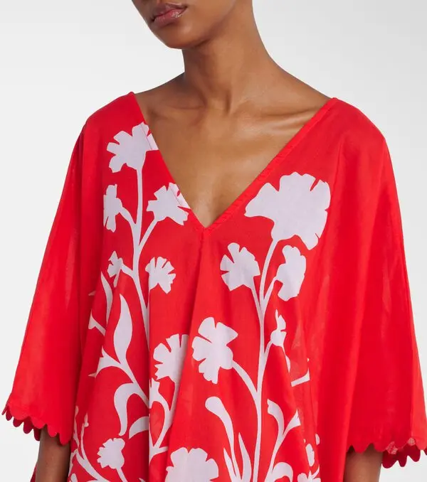 JULIET DUNN Printed Cotton Kaftan