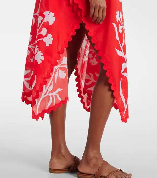 JULIET DUNN Printed Cotton Kaftan