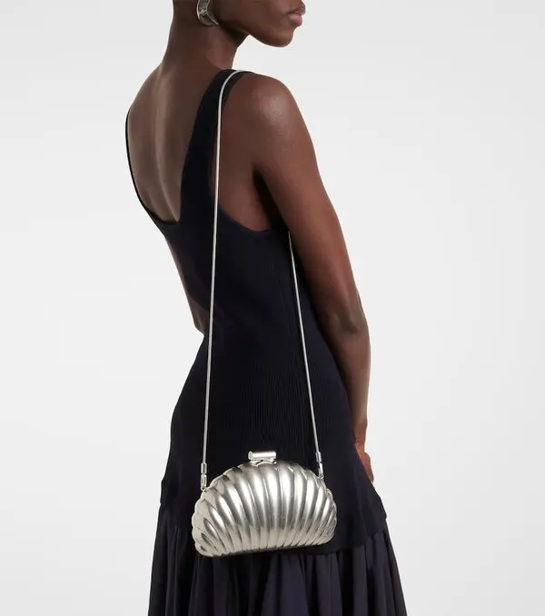 Simkhai Monet Clutch - Silver