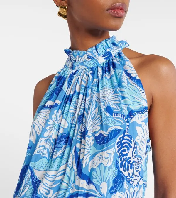 Poupette St Barth Bianca Printed Maxi Dress