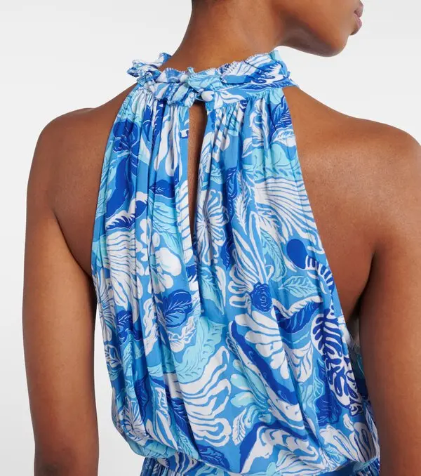 Poupette St Barth Bianca Printed Maxi Dress