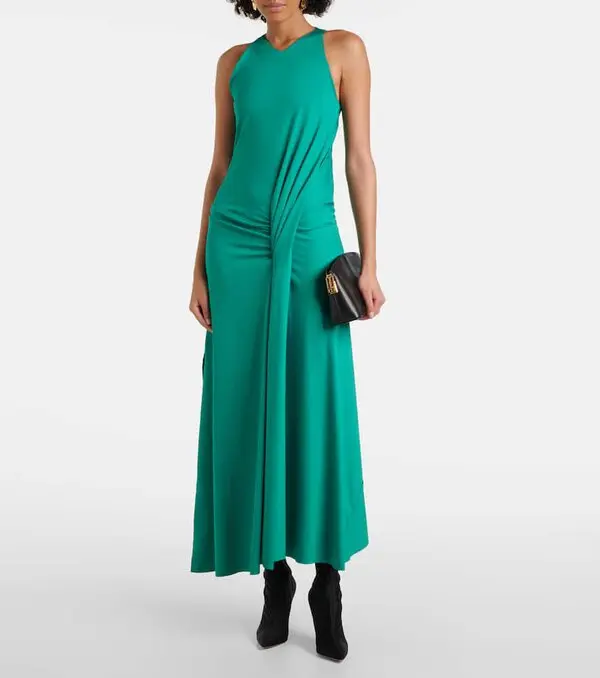 Victoria Beckham Draped Jersey Gown