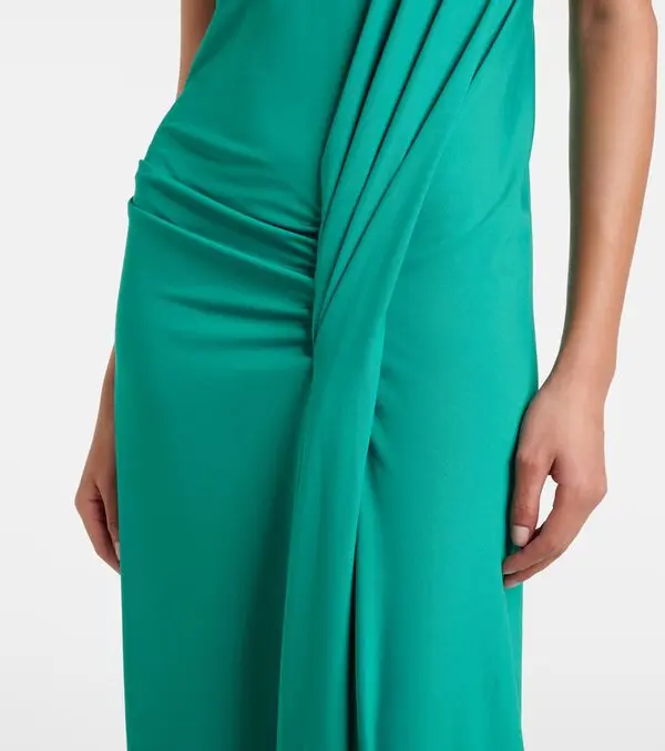 Victoria Beckham Draped Jersey Gown
