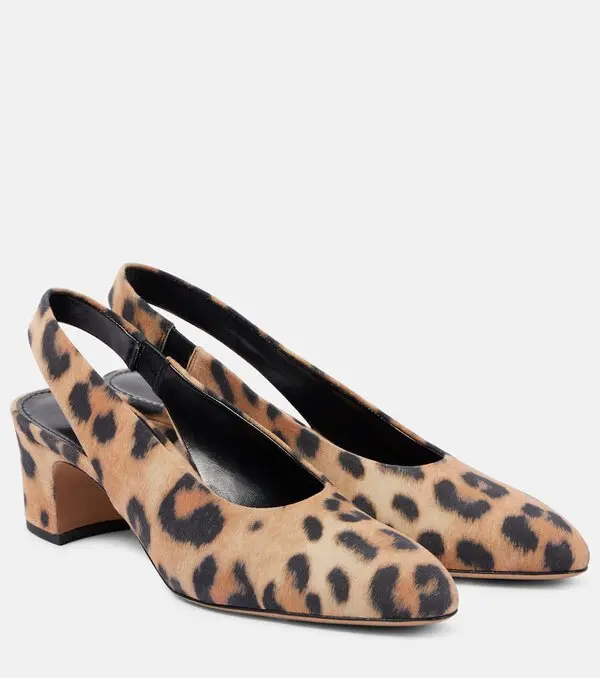 Paris Texas Lavinia 50 Leopard-print Suede Pumps