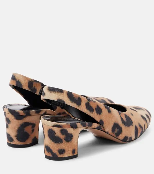 Paris Texas Lavinia 50 Leopard-print Suede Pumps