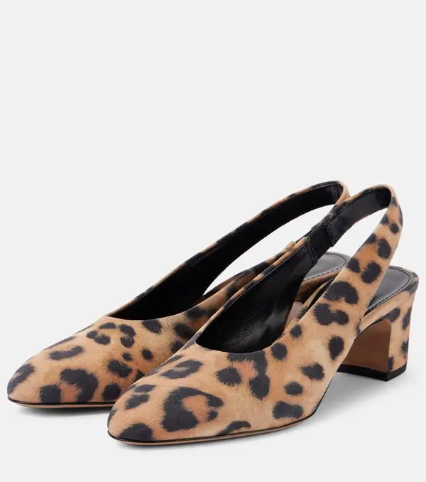 Paris Texas Lavinia 50 Leopard-print Suede Pumps