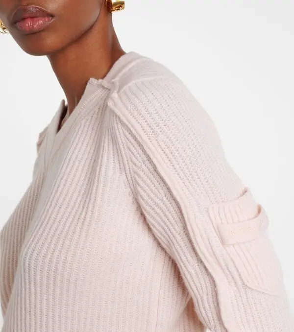 Victoria Beckham Wool & Cashmere Sweater - Pink