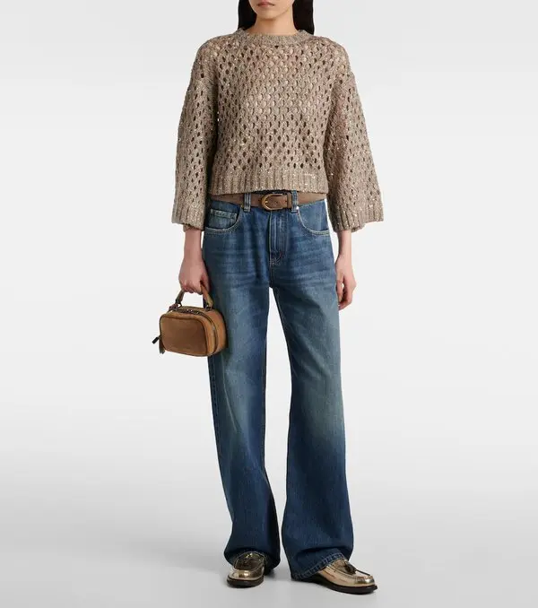 Brunello Cucinelli Open-knit Sweater