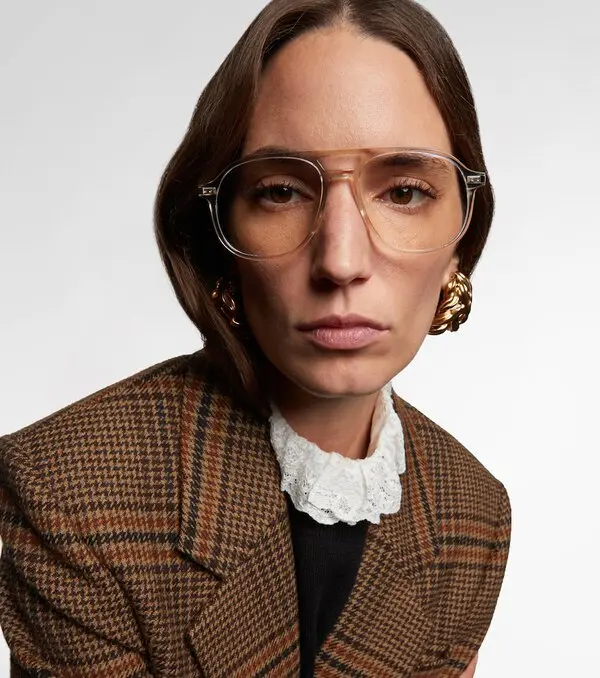 Saint Laurent Ultra Leger Aviator Sunglasses