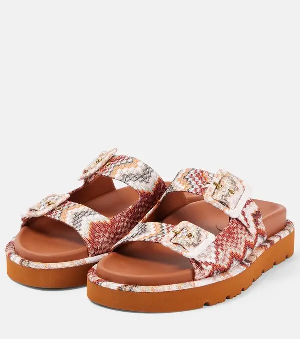 Missoni Clea Buckled Open Toe Sandals
