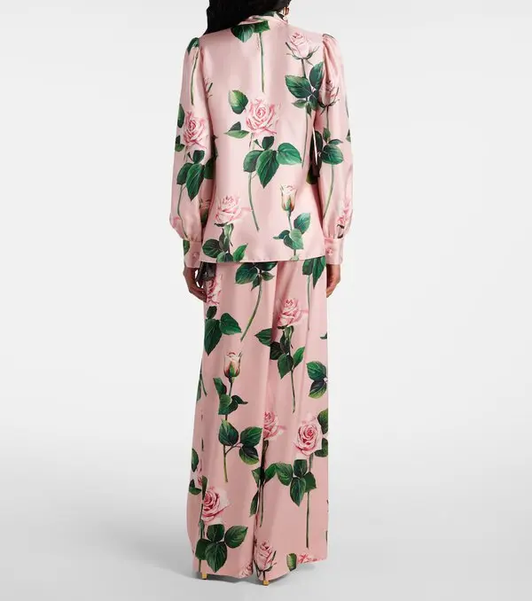 Dolce & Gabbana Silk Satin Blouse