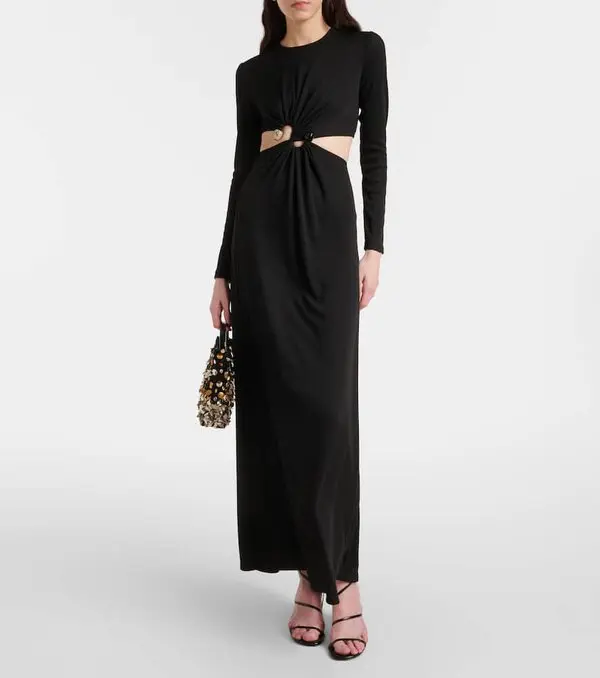 Christopher Esber S-buckle Embellished Maxi Dress