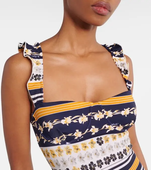 La DoubleJ Boop Floral Swimsuit - Multicoloured