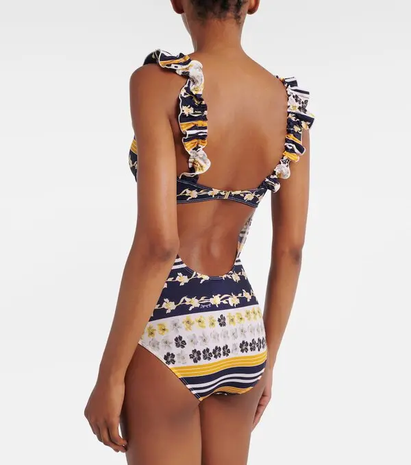 La DoubleJ Boop Floral Swimsuit - Multicoloured