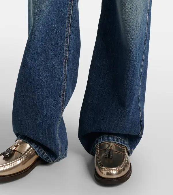 Brunello Cucinelli Low-rise Straight Jeans - Blue