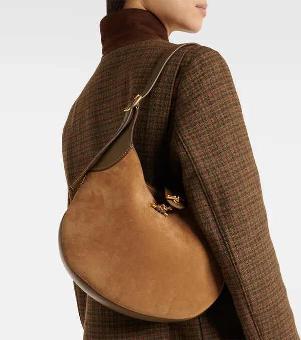 Loro Piana Bobbin Medium Leather Shoulder Bag - Brown