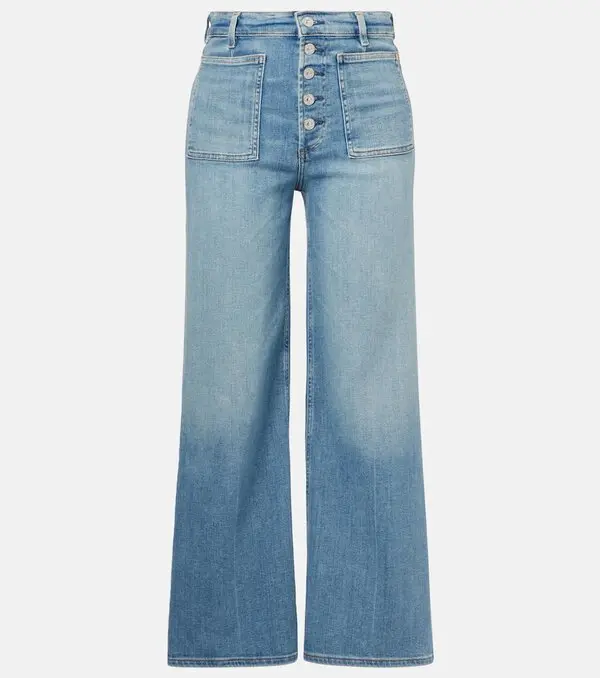 Citizens Of Humanity Lyra Patch Pocket Flared Jeans - Blue