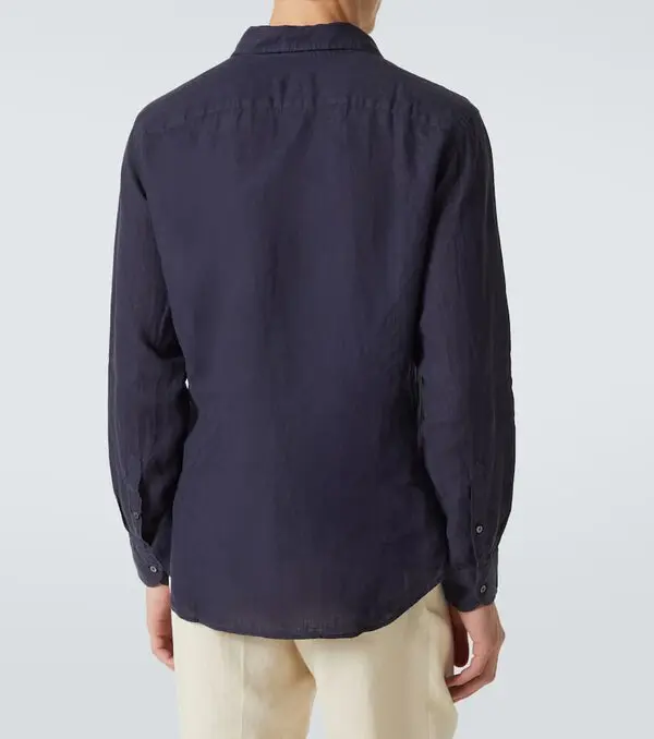 Thom Sweeney Linen Shirt - Blue