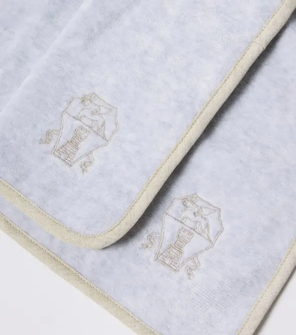 Brunello Cucinelli Set Of 2 Cotton Terry Hand Towels