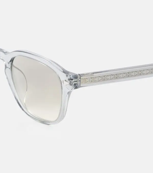 Brunello Cucinelli Acetate Round Frame Sunglasses