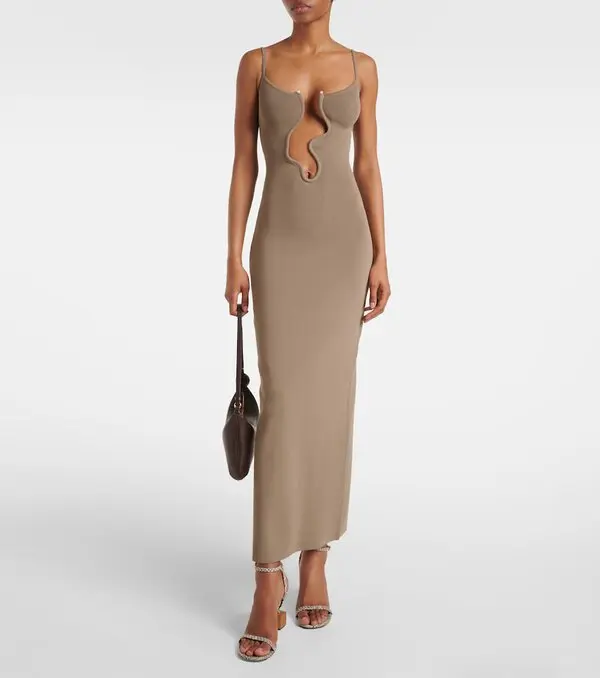 Christopher Esber Salacia Maxi Dress - Beige