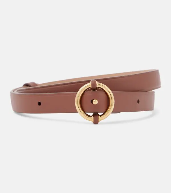 Loro Piana Leather Belt - Brown
