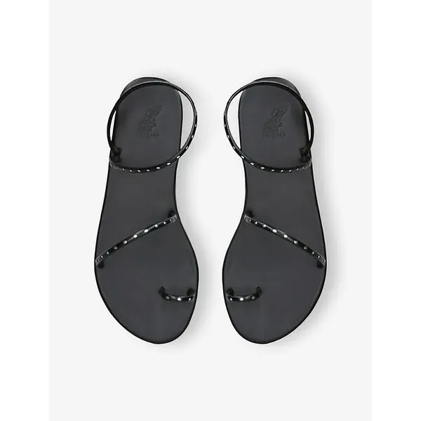ANCIENT GREEK SANDALS Astro Faux-leather Flat Sandals