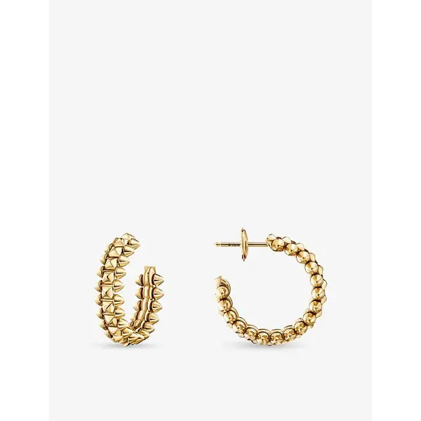 CARTIER Clash De 18ct Yellow-gold Hoop Earrings - Yellow Gold
