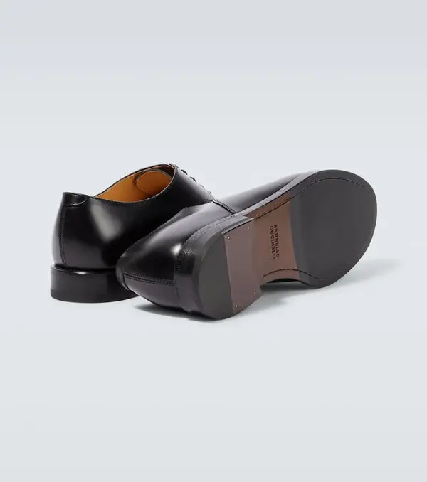 Brunello Cucinelli Leather Derby Shoes