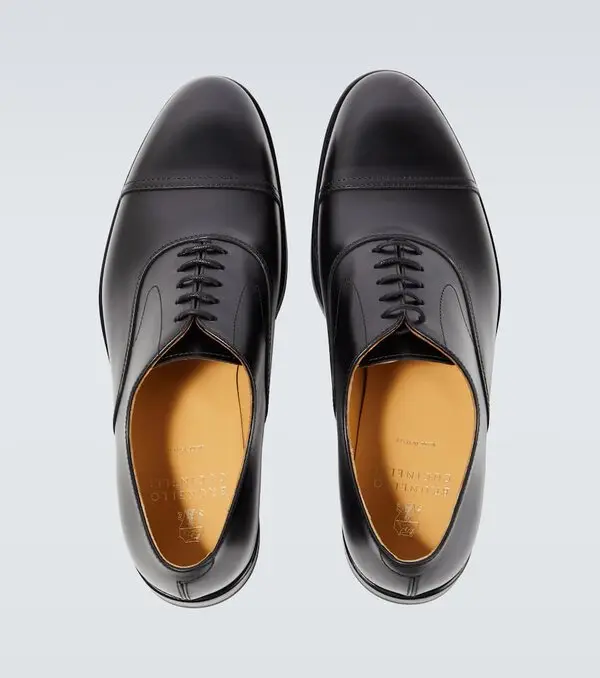 Brunello Cucinelli Leather Derby Shoes