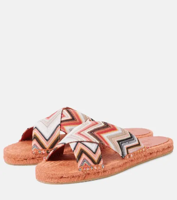 Missoni Harlow Raschel Sandals - Pink