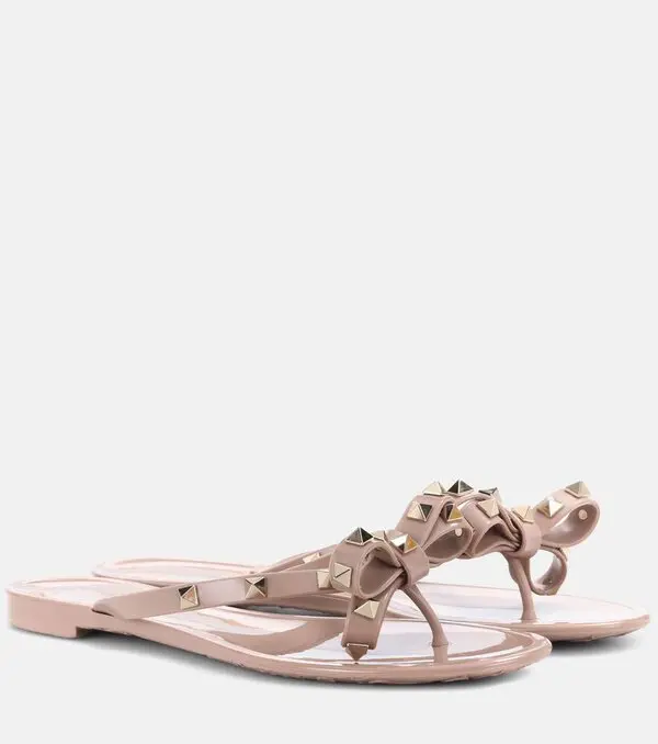 Valentino Garavani Rockstud Thong Sandals