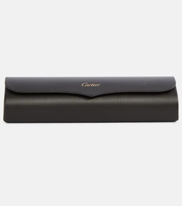 Cartier Panthere De Rectangular Sunglasses - Blue