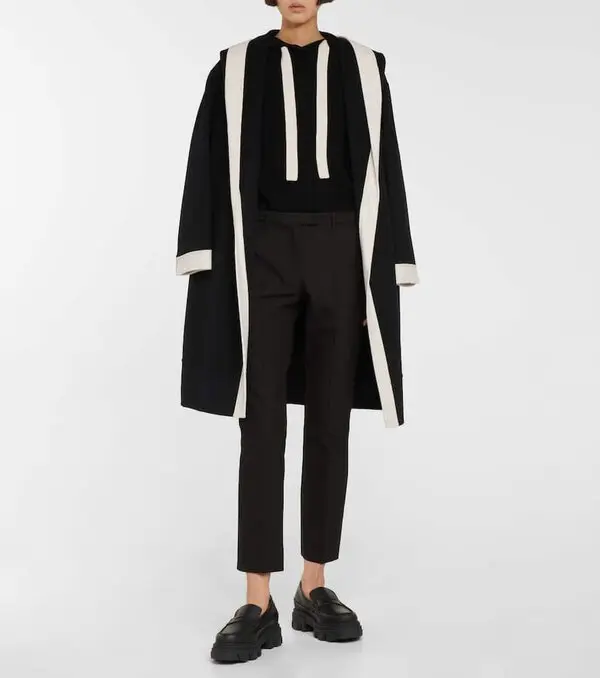 Max Mara Fatina Mid-rise Cropped Trousers
