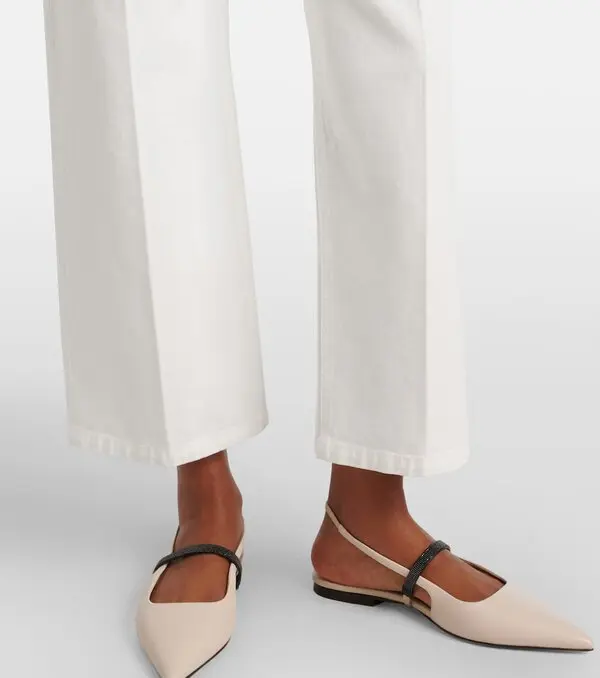 Brunello Cucinelli Mid-rise Wide-leg Jeans