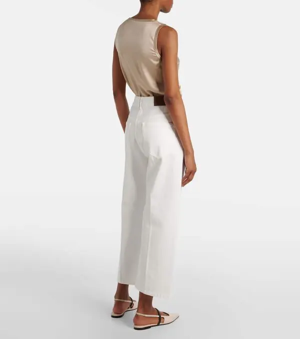 Brunello Cucinelli Mid-rise Wide-leg Jeans