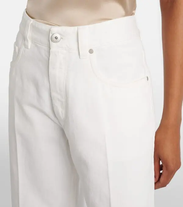 Brunello Cucinelli Mid-rise Wide-leg Jeans